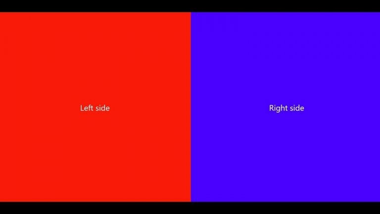 Web layout design Guidelines for dividing the screen into two